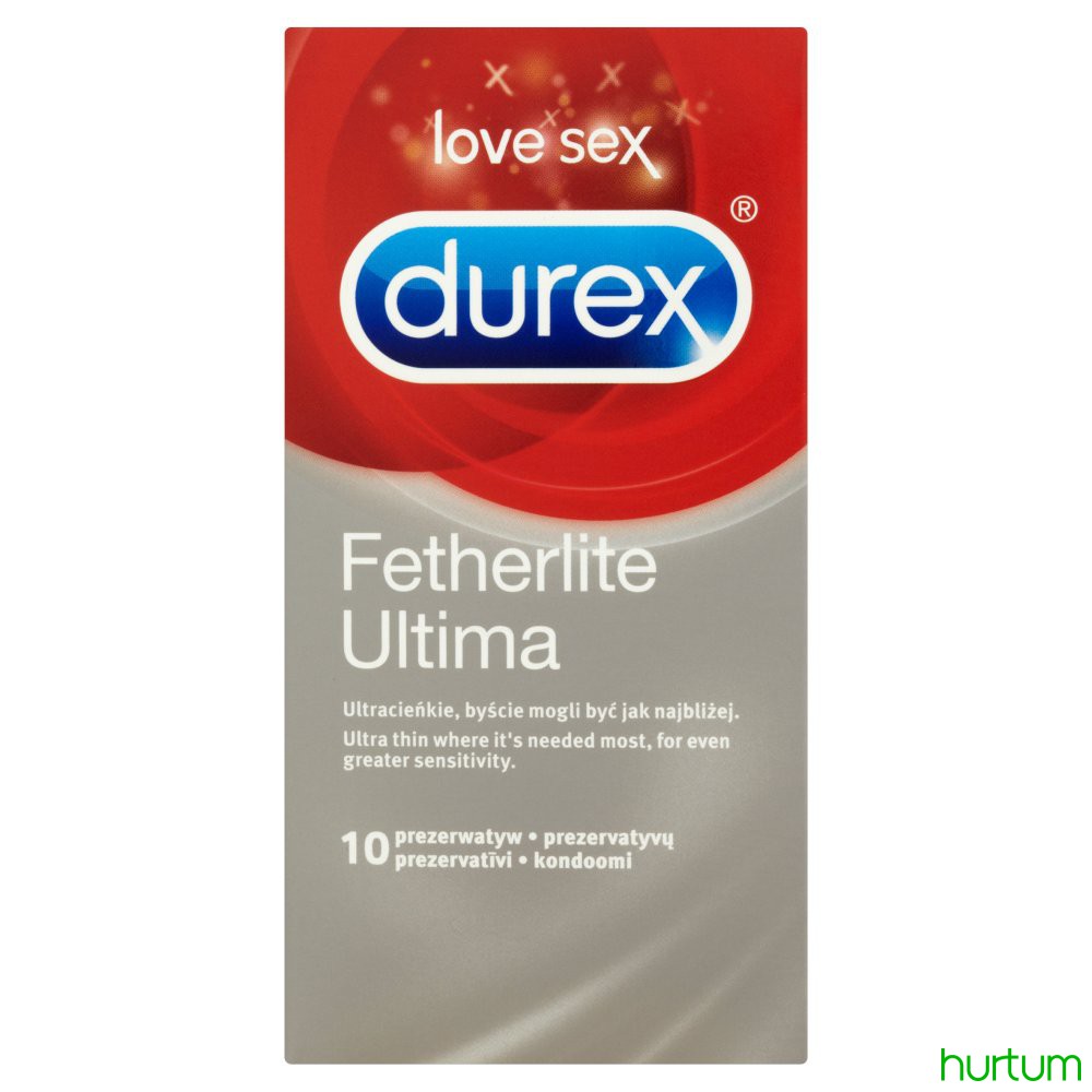 Durex Fetherlite Ultima Prezerwatywy 10 sztuk w Hurtum.pl