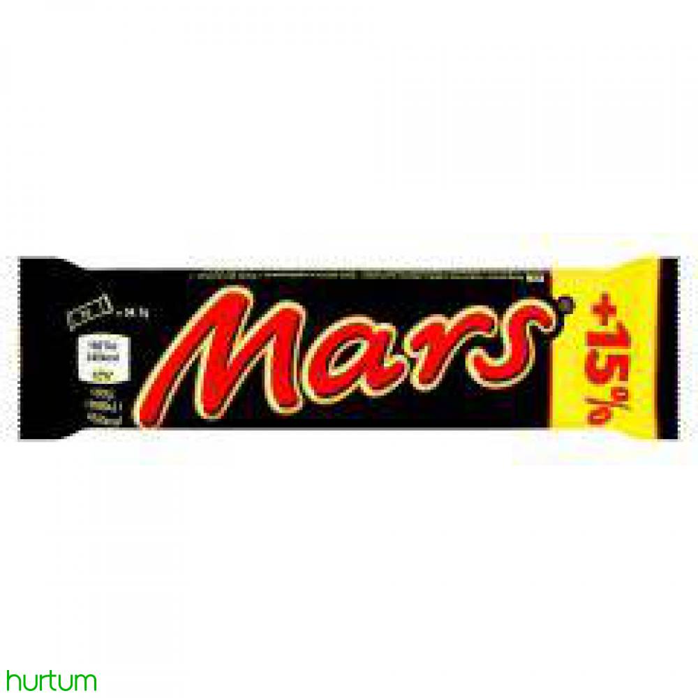 Mars Baton z nugatowym nadzieniem oblany karmelem i czekoladą 54,1 g ...