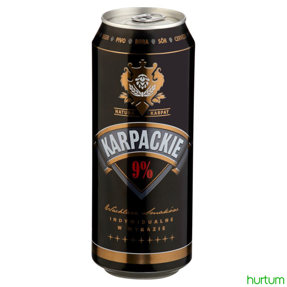 Karpackie 9% Piwo jasne 500 ml w Hurtum.pl