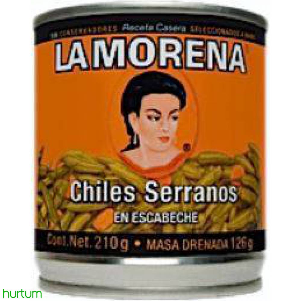 La Morena Chili Serrano 210 g w Hurtum.pl