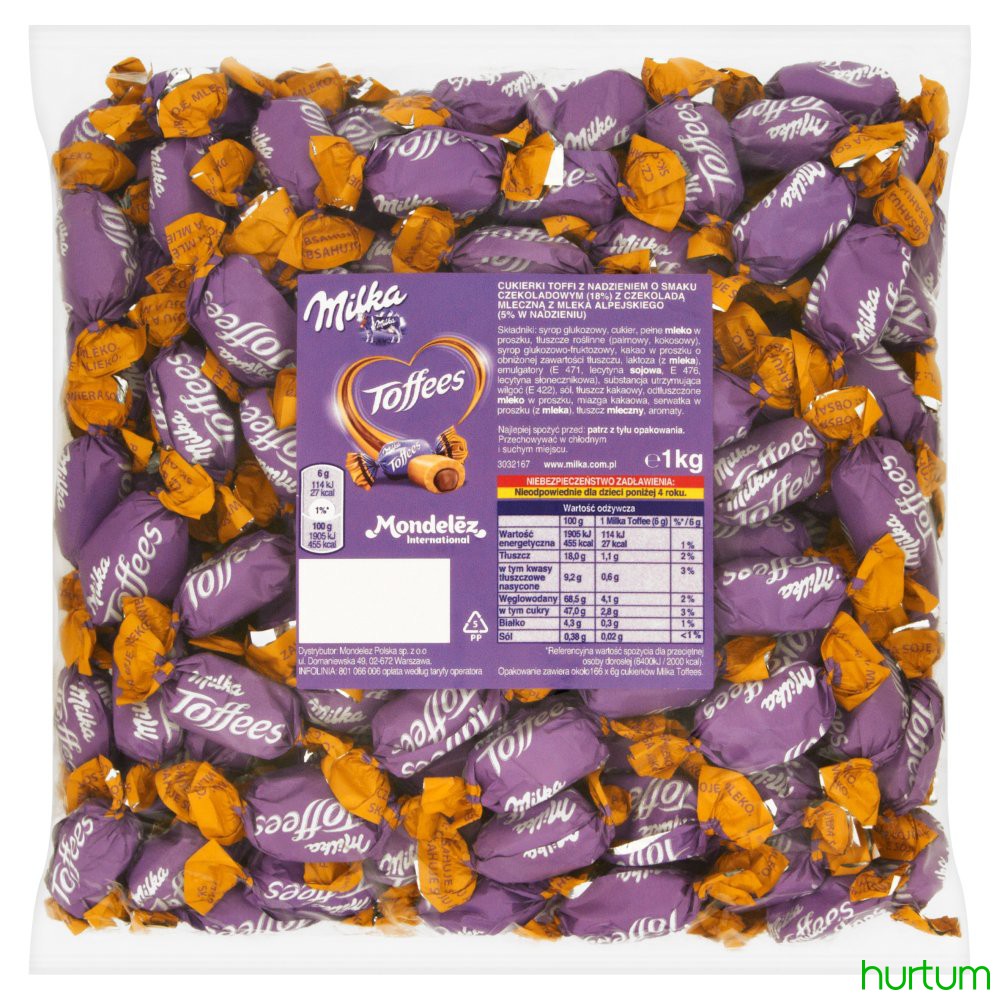 Milka Cukierki Toffees 1 kg w Hurtum.pl