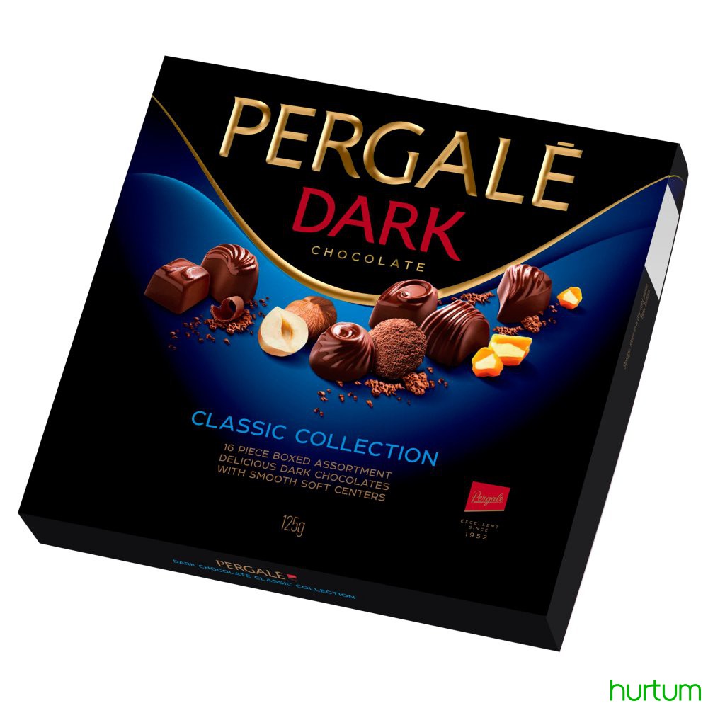 Pergalë Dark Chocolate Classic Collection Praliny 125 g w Hurtum.pl