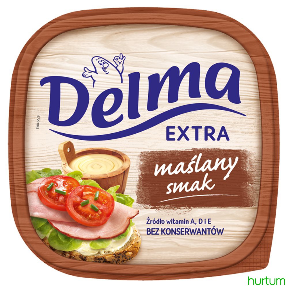 Delma Extra Margaryna o smaku masła 450 g w Hurtum.pl Delma Extra Margaryna o smaku masła 450 g w Hurtum.pl