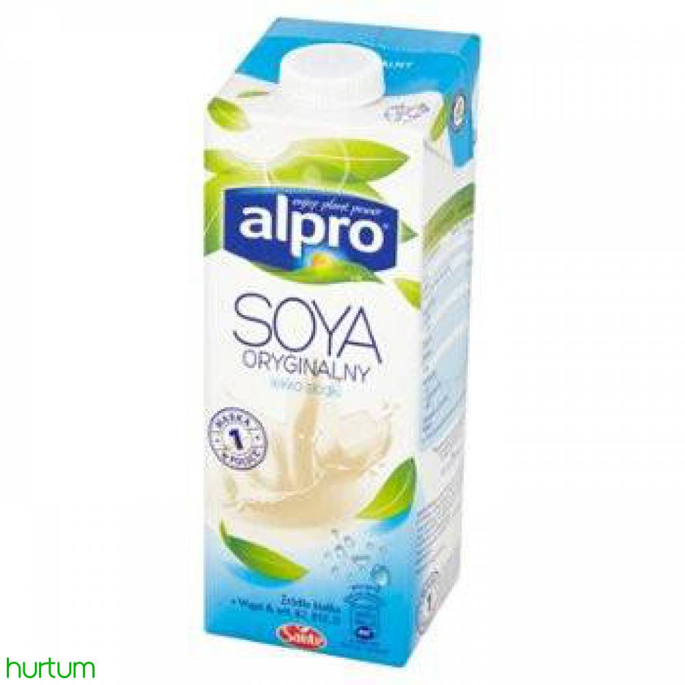 Alpro Mleko Sojowe 1 l zgrzewka 6 sztuk w Hurtum.pl