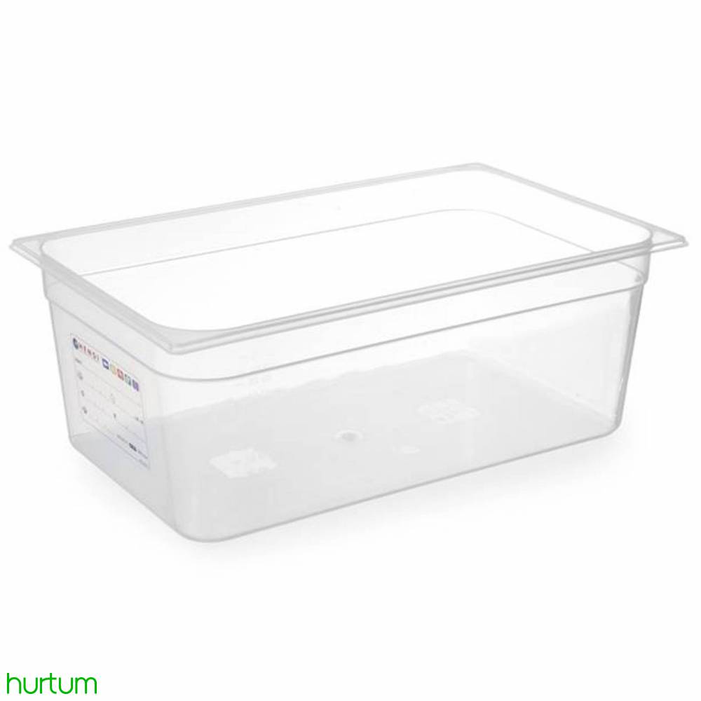 Pojemnik z polipropylenu GN 1/1 wys. 200 mm - Hendi 880050 w Hurtum.pl