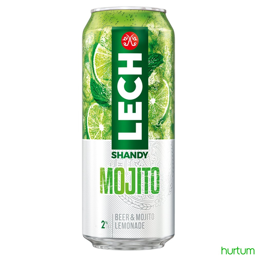Lech Shandy Mojito Piwo z lemoniadą 500 ml w Hurtum.pl